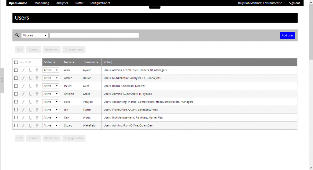 Access Control: OpenGamma – Tyron Yamaguchi